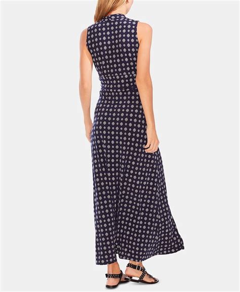 Vince Camuto Printed Maxi Dress Macys