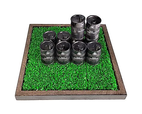 Steel Drum Of Caustic Material On Grass Stock Image Image Of Patch