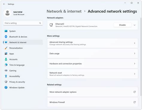 Windows 11 Lan Tls Nacview Documentation