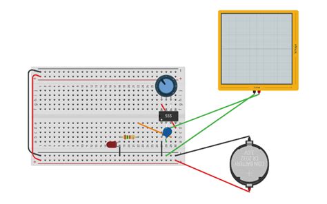 Circuit Design 555 Timer W Potentiometer Control Tinkercad