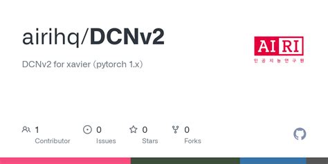 GitHub Airihq DCNv DCNv For Xavier Pytorch X
