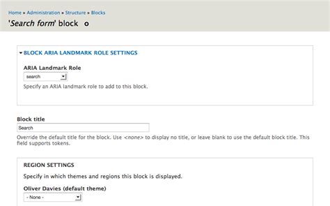 Block Aria Landmark Roles Drupal Org