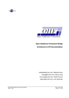 Fillable Online Ohf Bridge Documentation Fax Email Print PdfFiller