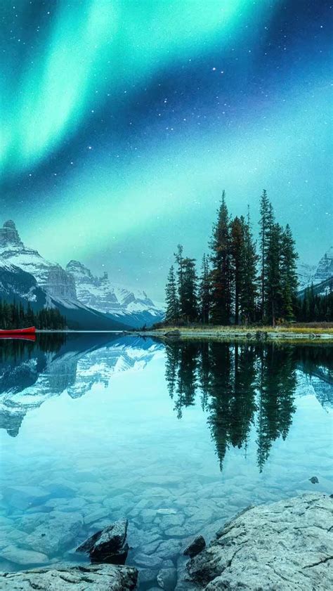 Bing HD Wallpaper Mar 1 2025 Aurora Borealis Over Spirit Island On