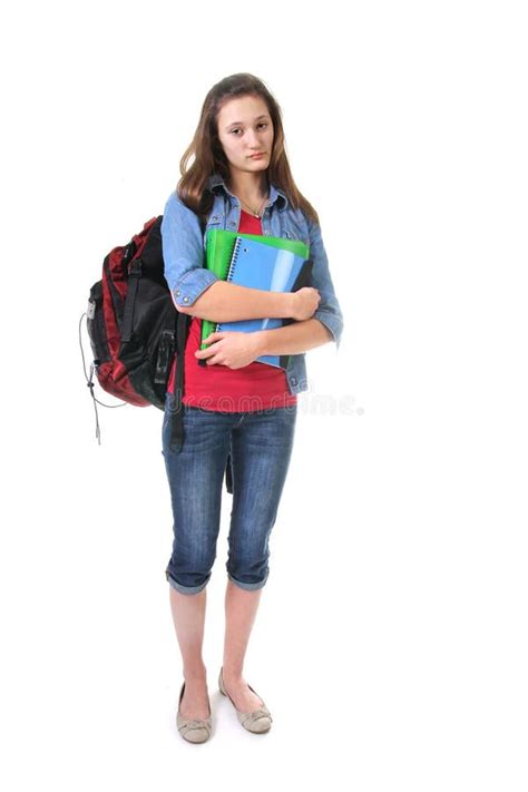 Menina Do Estudante Imagem De Stock Imagem De Sorriso 23520927