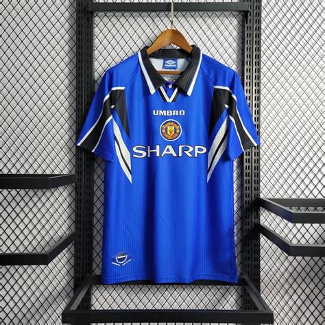 Jual Jersey Bola Mu Retro 1996 Thirt Biru Jersey Retro Import Shopee Indonesia