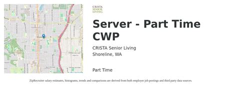 Server Cwp Job In Shoreline WA At Crista Senior Living