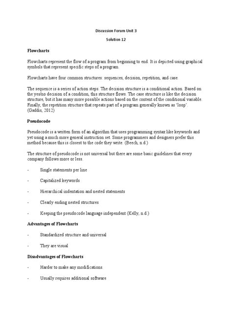 Flow Chart Vs Pseudocode Pdf Computer Program Programming