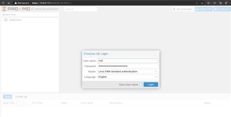 Как установить linux в виртуальной среде proxmox