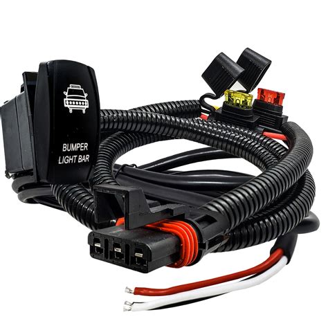 10ft Pulse Power Bus Bar Plug 3 Wire Harness Kit For Dual Function