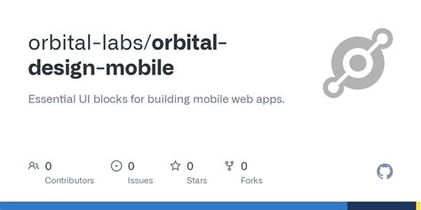 GitHub Orbital Labs Orbital Design Mobile Essential UI Blocks For Building Mobile Web Apps