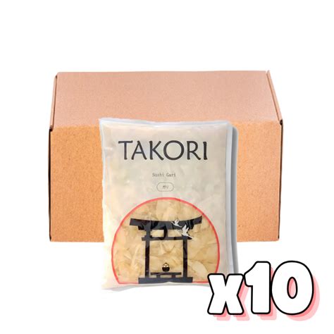 Ingwer Gari Weiß 10x1kg Karton Takori