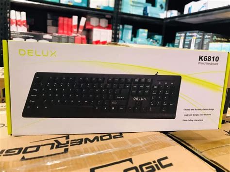 Delux K6810 Wired Keyboard Usb Computers And Tech Parts And Accessories