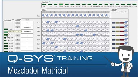 Q Sys Level One Training Matrix Mixer Es Youtube