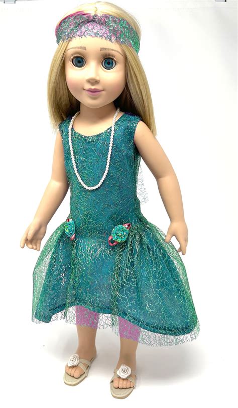 Pdf Pattern For 18 Dolls Robe De Style Dress Carpatina Dolls