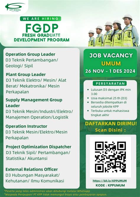 Firoz Adhinata On Linkedin Infotambang Infoloker Jobseeker