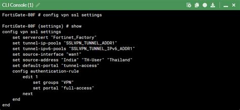 Fortigate Check Ssl Vpn Connection Timeouts With Cli