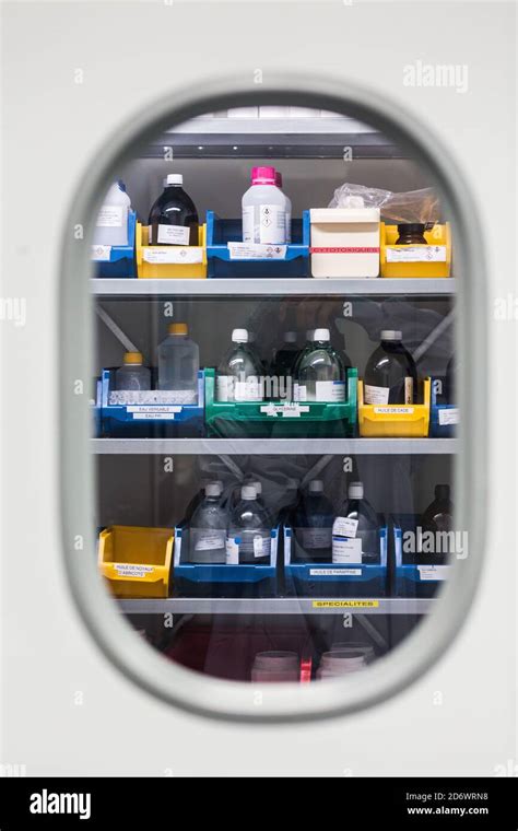 Storage Of Raw Materials For Pharmaceutical Use Manufacture Of Capsules France Stock Photo Alamy