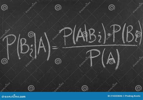 Bayes Theorem In Mathematics Stock Photo Image Of Poster Theorem