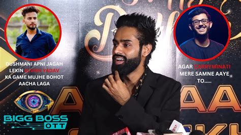 Aamir Siddiqui Praise Elvish Yadav Game In BB OTT S2 Carryminati And