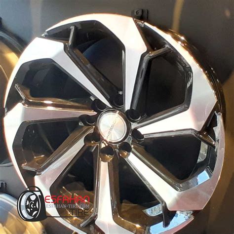 رینگ ووسن تبری مشکی نقره ای رینگ و لاستیک اصفهان تایر