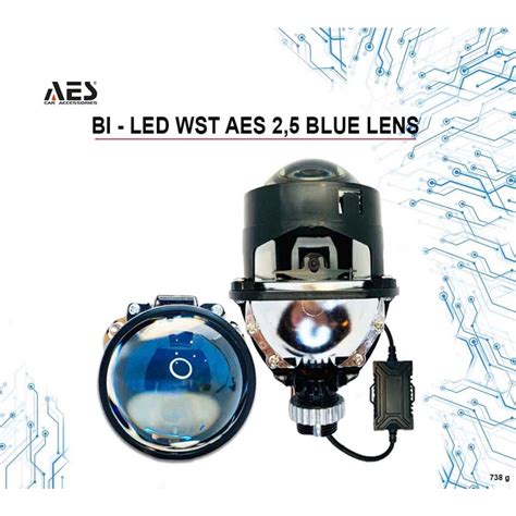 Jual ORIGINAL LAMPU PROJECTOR BILED AES 2 5 INCHI BLUELES BILED AES