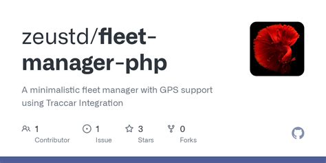 Github Zeustd Fleet Manager Php A Minimalistic Fleet Manager With
