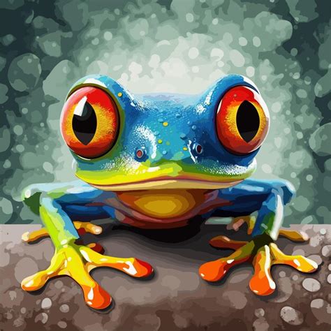 Premium Vector Cute Frog Illustration