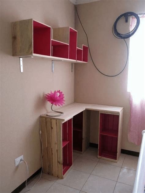 ÉSTOS SON LOS MUEBLES QUE PUEDES HACER CON CAJAS DE MADERA RECICLADAS Manualidades eli Diy