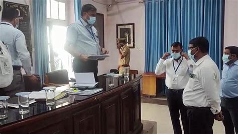 नगर निकाय नामांकन प्रक्रिया के अंतिम दिन व्यवस्थाओं का जायज़ा लेने