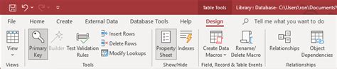 212 Properties Relational Databases And Microsoft Access 365