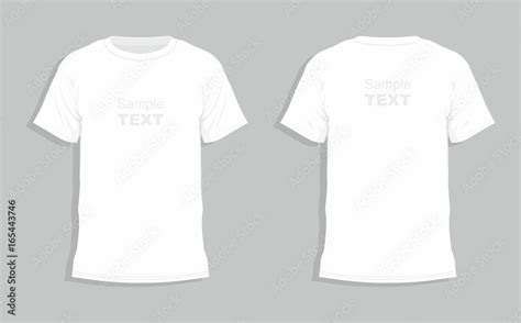 White T Shirt Stock Vector Adobe Stock