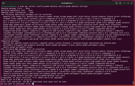 installing vanilla gnome on ubuntu 22 04 lts explained