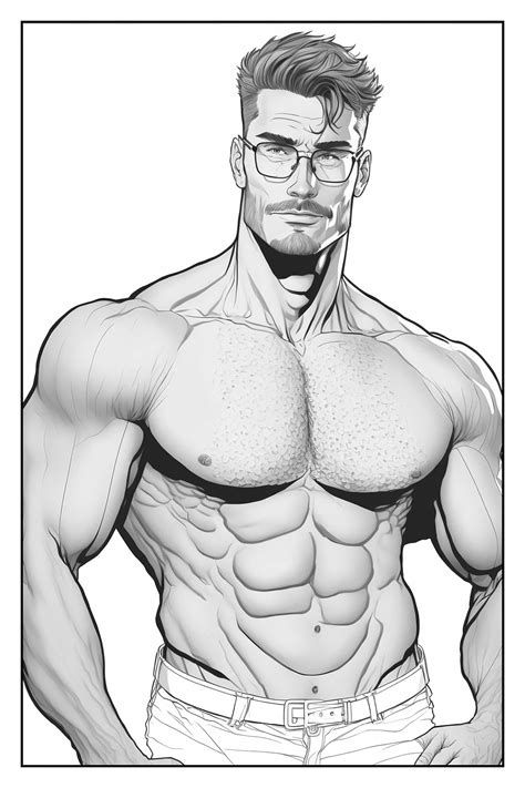 Gay Boys Coloring Book For Adults Vol Etsy