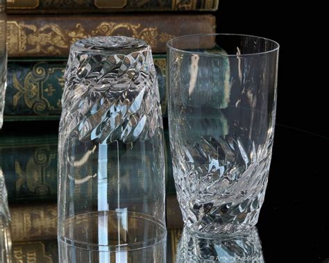 Crystal Shot Glasses Cut Decor Etsy