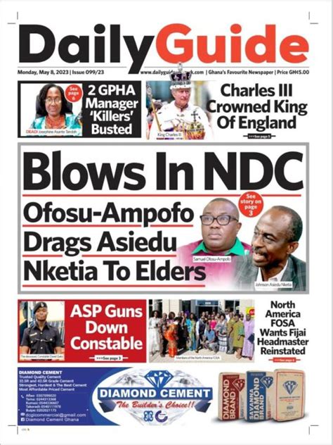 Newspaper headlines: Monday, May 8, 2023 - Prime News Ghana