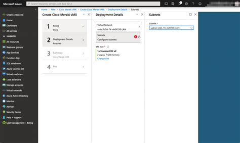 Vpackets Netcisco Meraki Vmx Deployment In Azure Vpackets Net