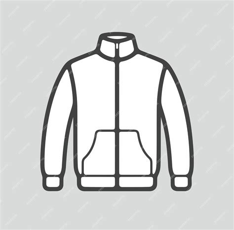 Premium Vector Mens Sport Jacket Icon On A Background Vector Illustration