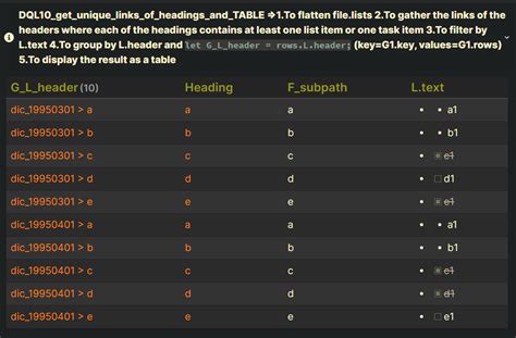 links to the headers generated by dv header help obsidian forum