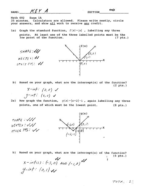 Exam 1 With Answer Key Developmental Mathematics Math 003 Docsity