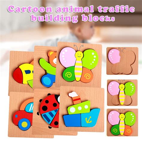 Houten Vervoer Puzzels Set Voor Peuters 3d Levendi Vicedeal