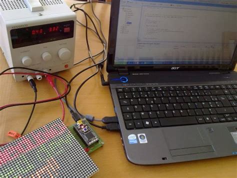 Easy Scrolling LED Message Board With Mbed Elektor Magazine