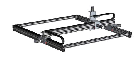 Industrial Cnc Frame 2x2 M 6x6 With The Laser Module Endurancelasers