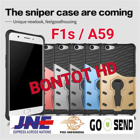 Jual Oppo F1s A59 Selfie Expert Hardcase Casing Anti Shock Crack Slim Case Sniper Armor
