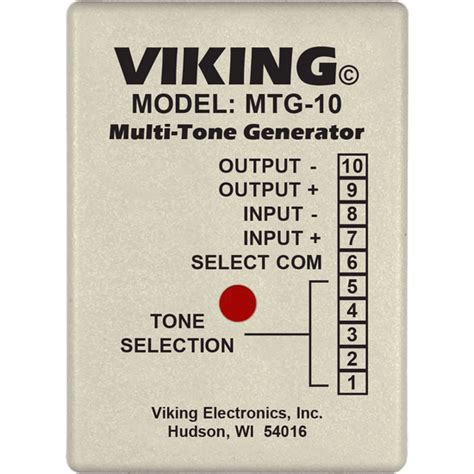 Viking Mtg 10 Multi Tone Generator Vikingtelecomsolutions