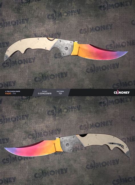 CSGO Falchion Knife Fade FN Video Gaming Gaming Accessories Game Gift Cards Accounts On