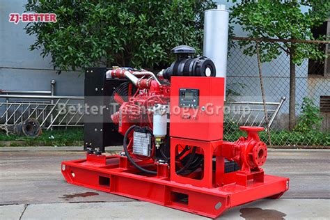 Diesel Engine Fire Pump Set Automatically Starts Quickly Better
