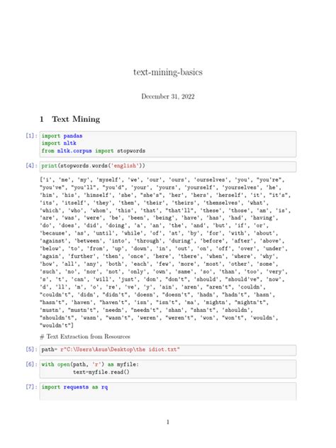 text mining basics pdf