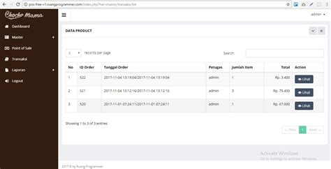 Aplikasi Penjualan Pos Point Of Sales Dengan PHP MySQL Dan Bootstrap Part Transaksi