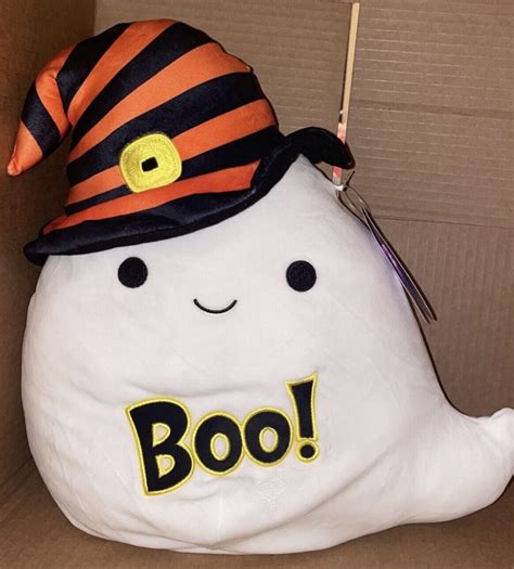 Squishmallow 12” Grace Ghost Halloween Plush Toy
